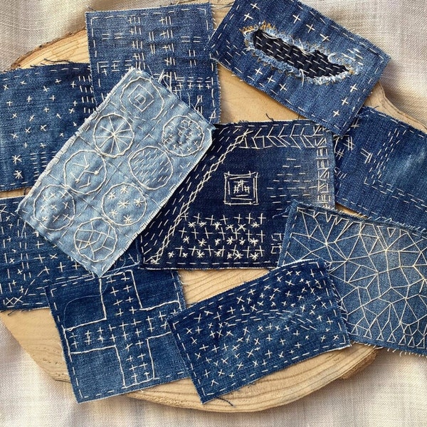 Sashiko Patch - Etsy