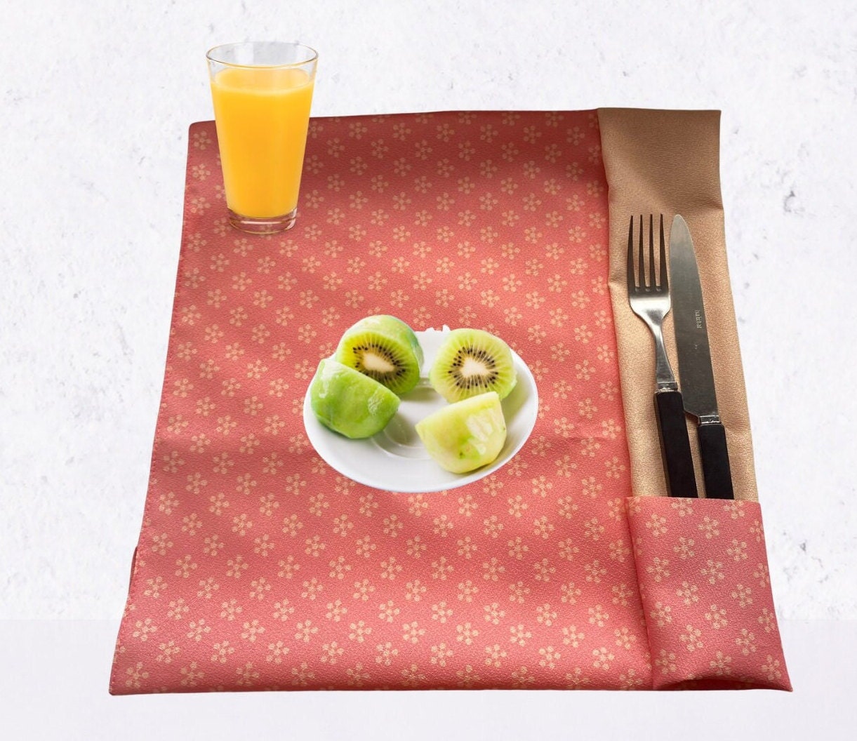Reversible Japanese Green and Pink Reversible Gift Wrapping Cloth ...