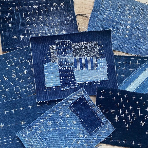 Sashiko Denim - Etsy