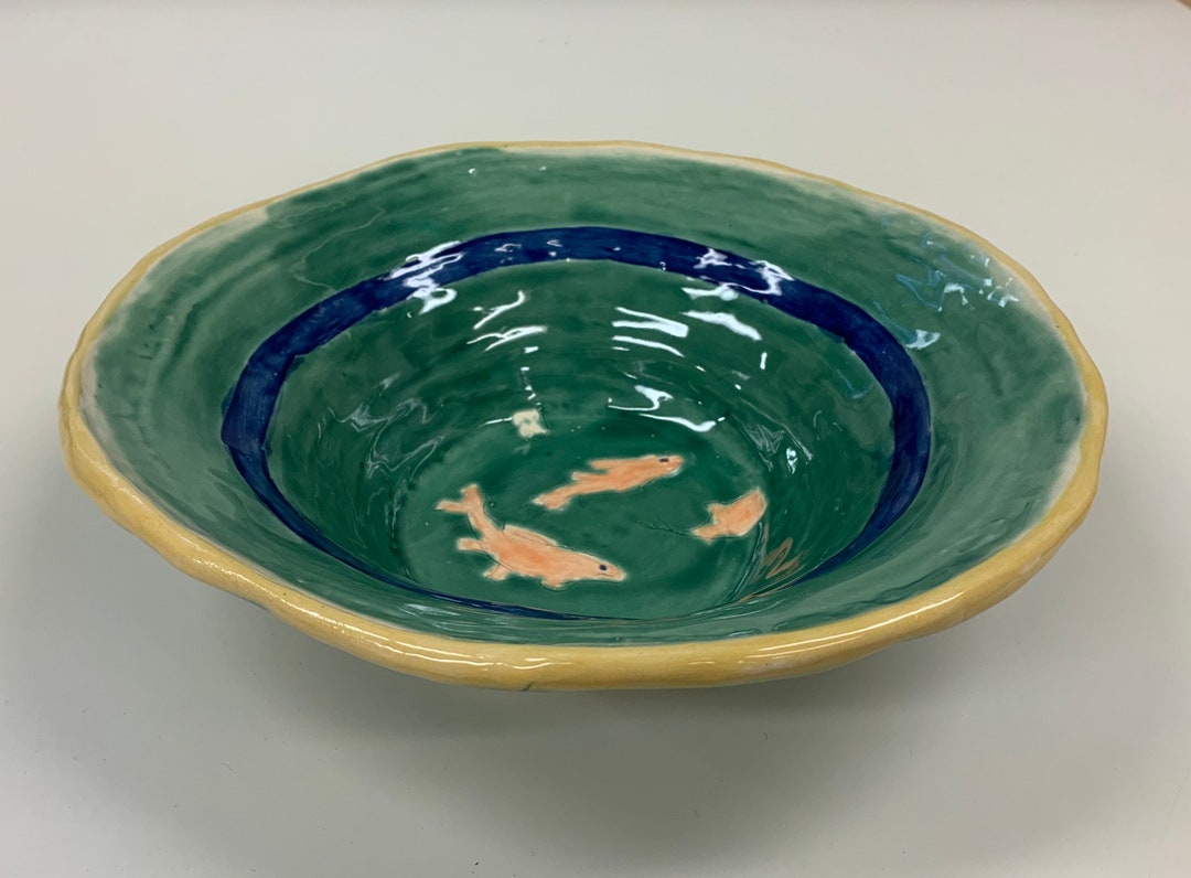 Coil Bowl With Fish - Etsy