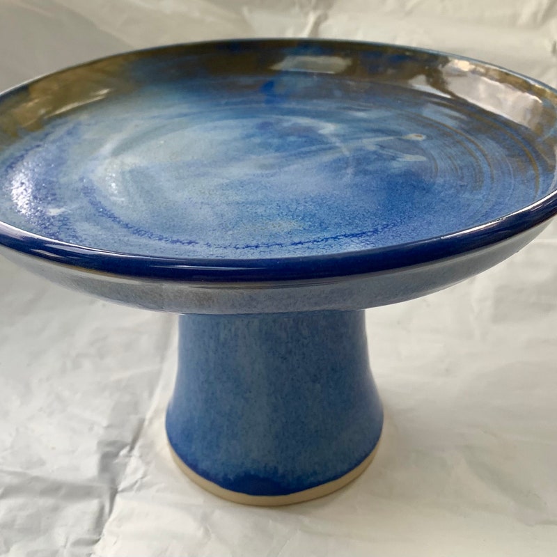 Blue Cake Stand - Etsy