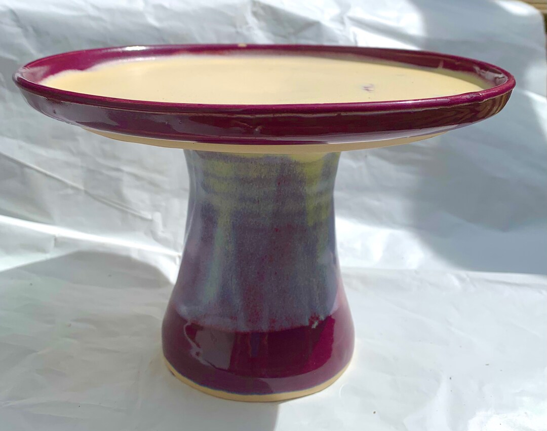 Purple and Pale Yellow Pastry Stand - Etsy