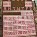 Canvas Calendar/personalized Calendar/ Sewn With Yarn/ Plastic Canvas ...