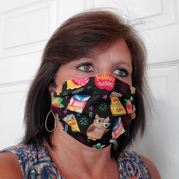 Teacher Face Masks - Etsy