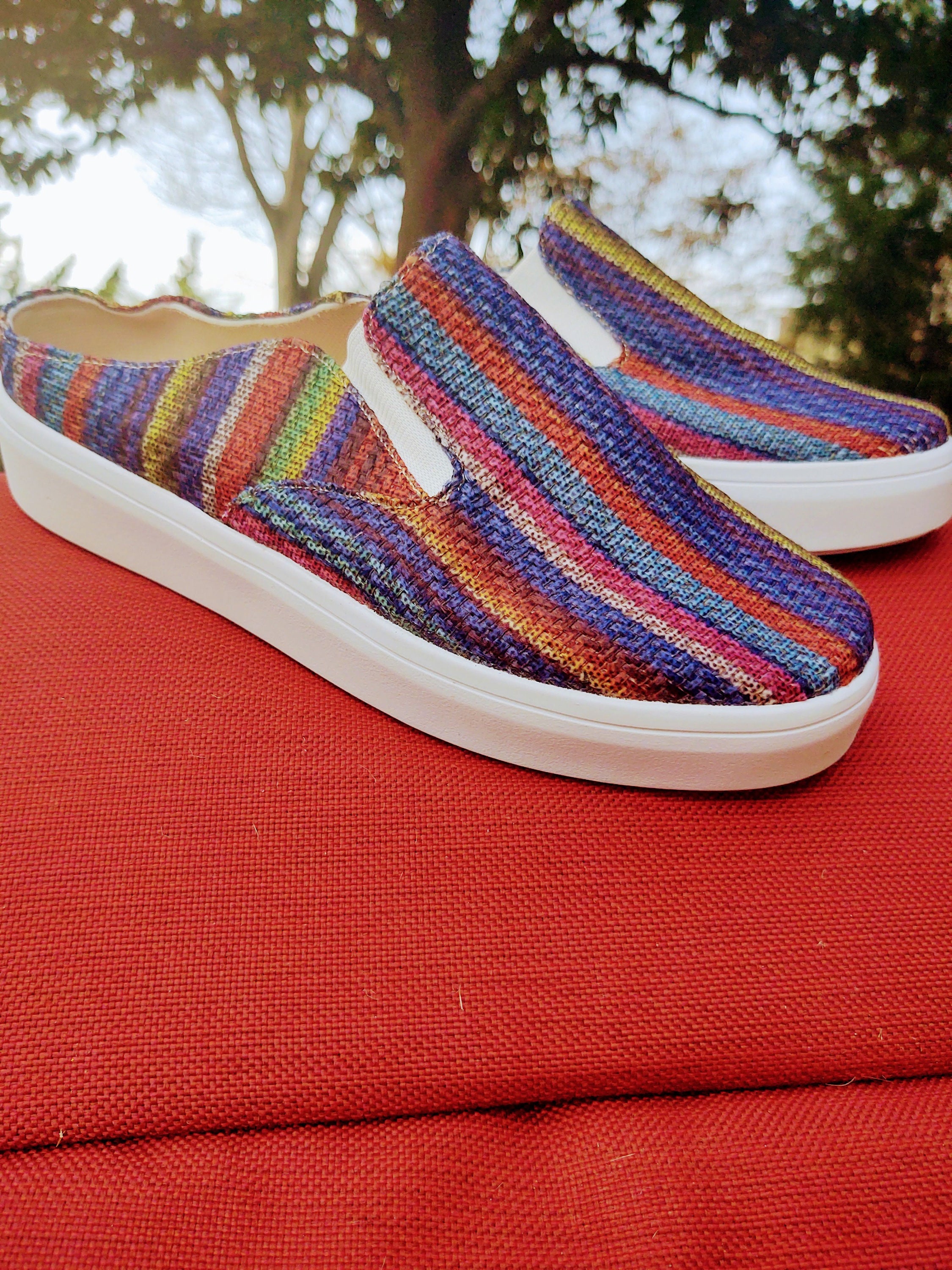 Sarape Mulesslip-on Sneakers Sarape Slides Alpargata Shoes Mexican Hemp ...