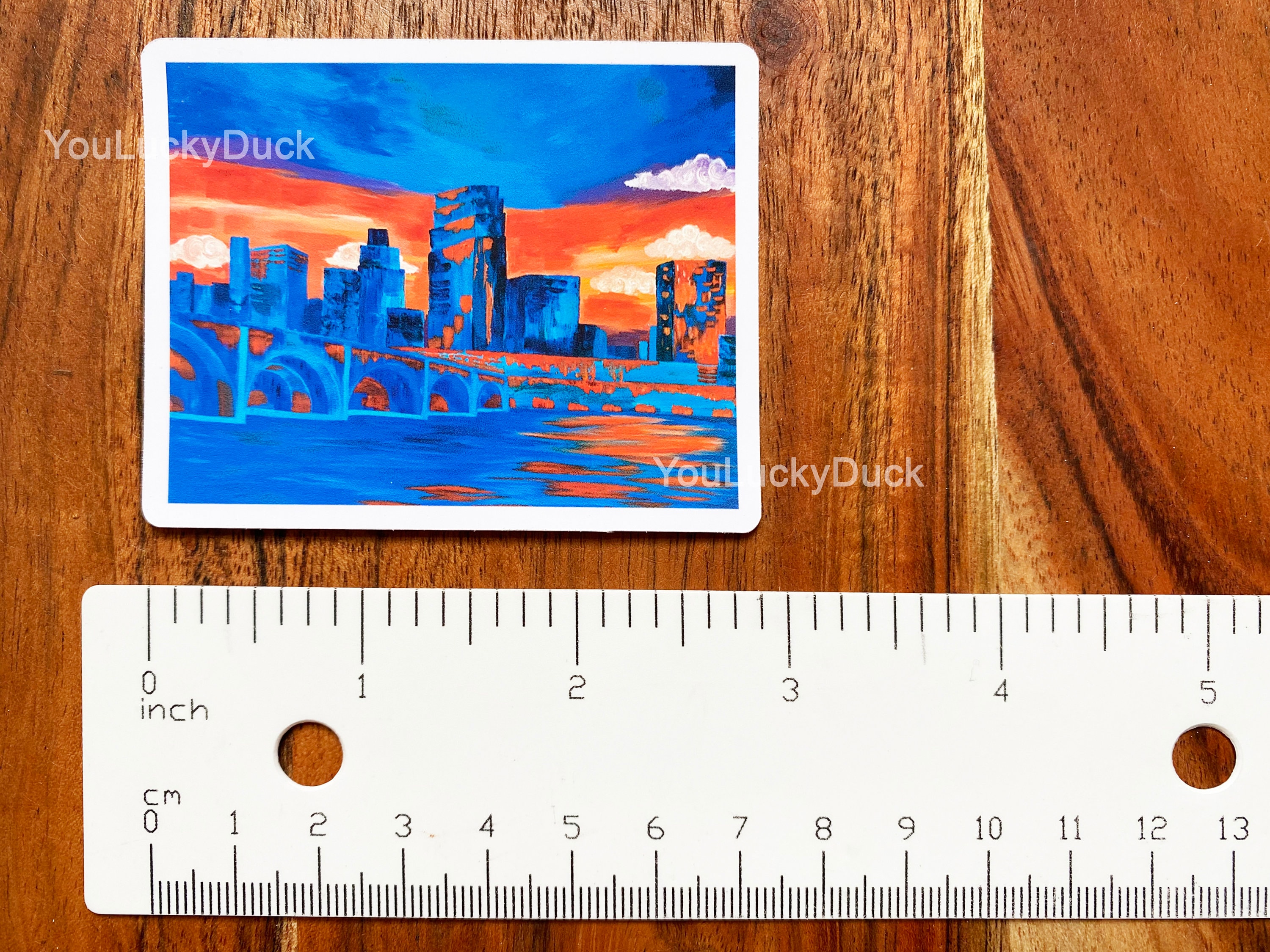 Minneapolis Sticker / Skyline Sticker / MN / Minnesota / Matte | Etsy