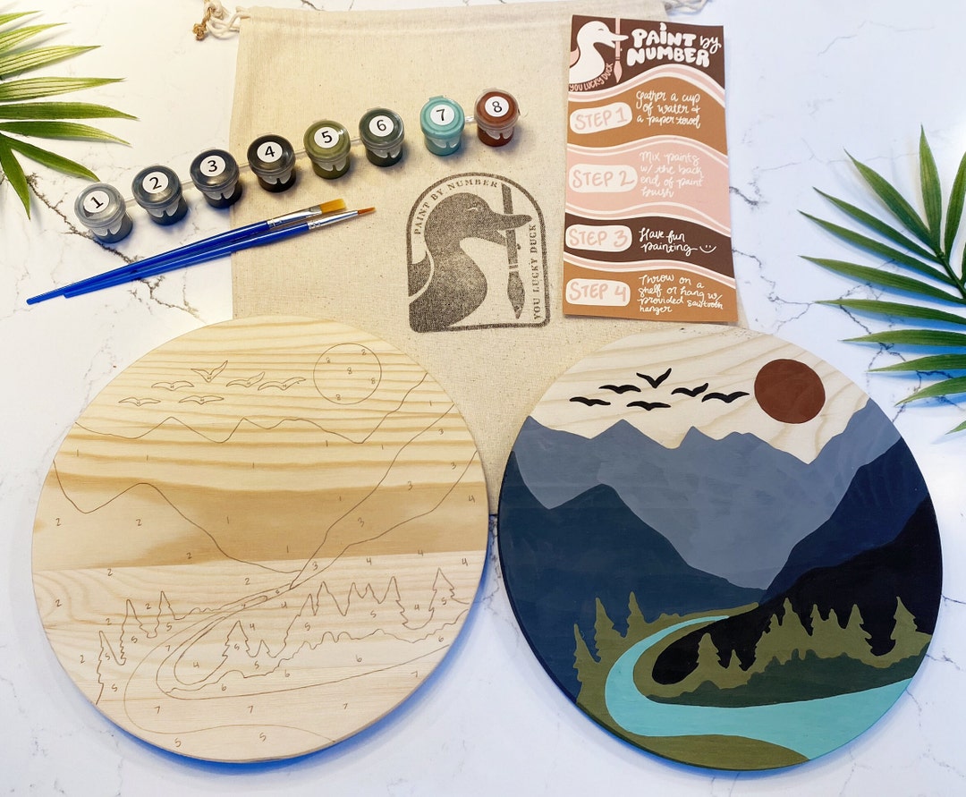 Malen nach Zahlen - Malen nach Zahlen Kit - DIY Farben Kit, Erwachsene Farben Kit, Malerei ...