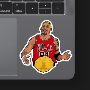 Dennis Rodman Sticker the Last Dance Chicago Bulls - Etsy