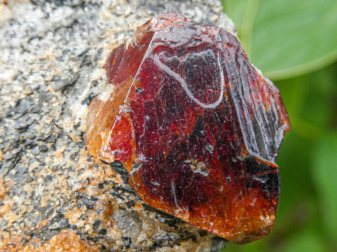 Zircon With Biotite Specimen From Shardu, Pakistan • Rare Natural Red ...