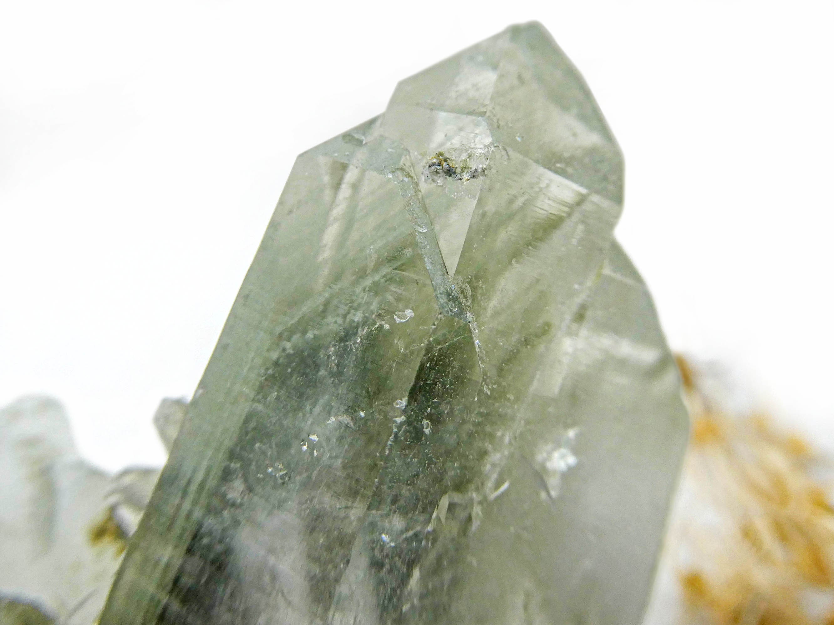 Chlorite Quartz Crystal Specimen: Raw Green Lodolite Cluster - Etsy ...