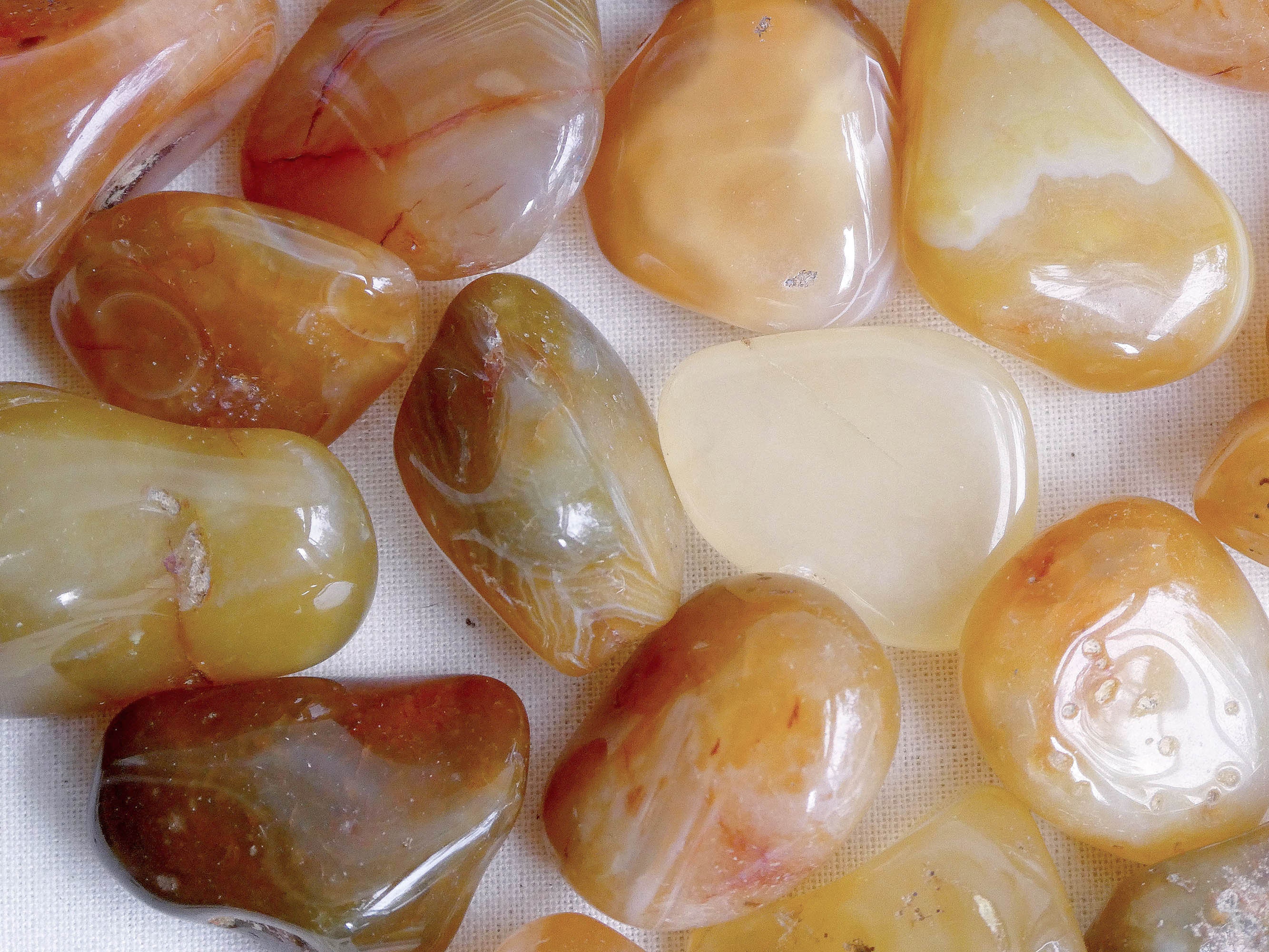 Carnelian Tumble Stones Mozambique Carnelian Pocket Stones | Etsy