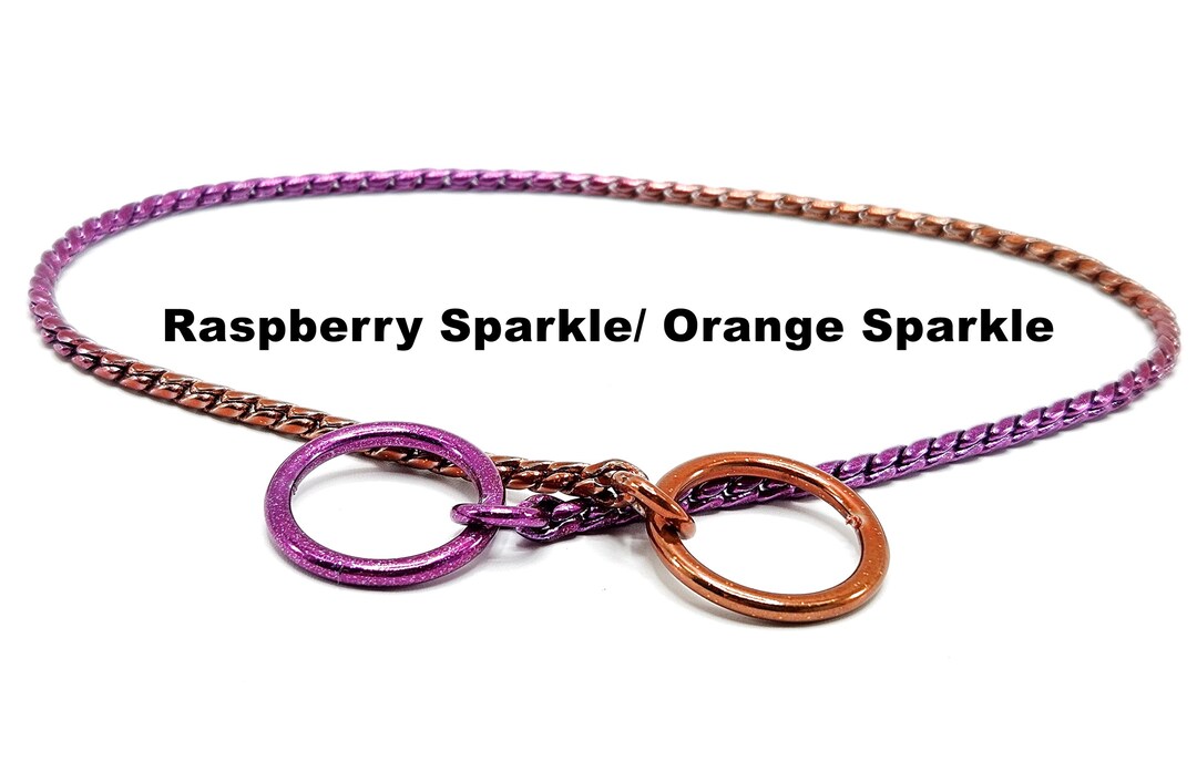 22 Inch X 5mm Custom Powder Coated Snake Show Chain, Solid or Ombré ...