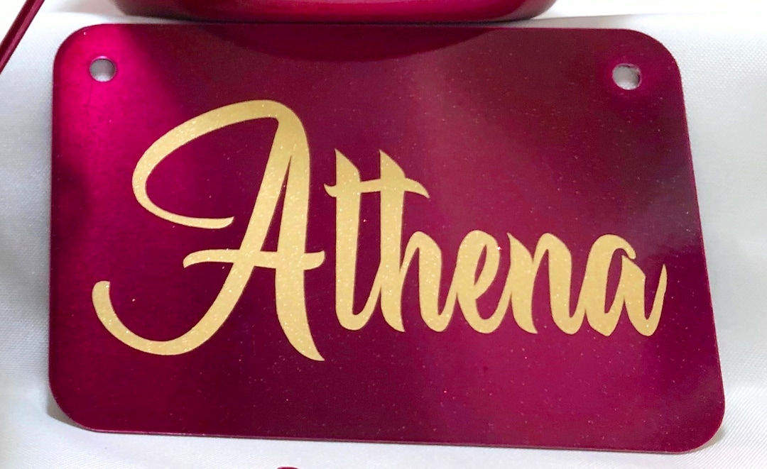 6x4 Custom Powder Coated Steel Crate Tags - Etsy