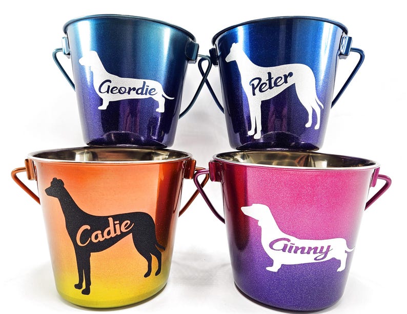 Custom Powder Coated Stainless Steel Water Pails - Etsy
