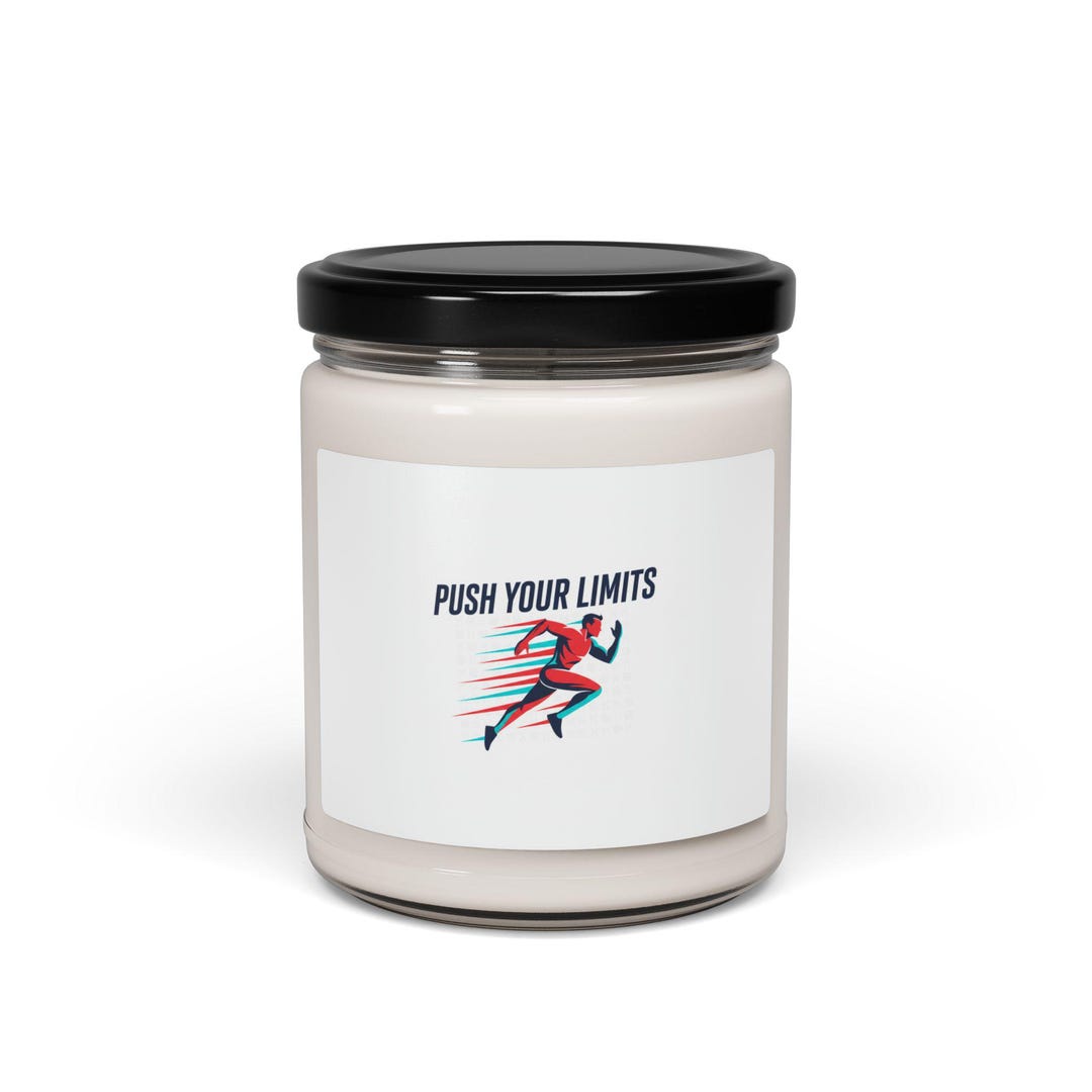 Push Your Limits Candle, Soy Jar | Fitness Motivation, Workout Mantra ...