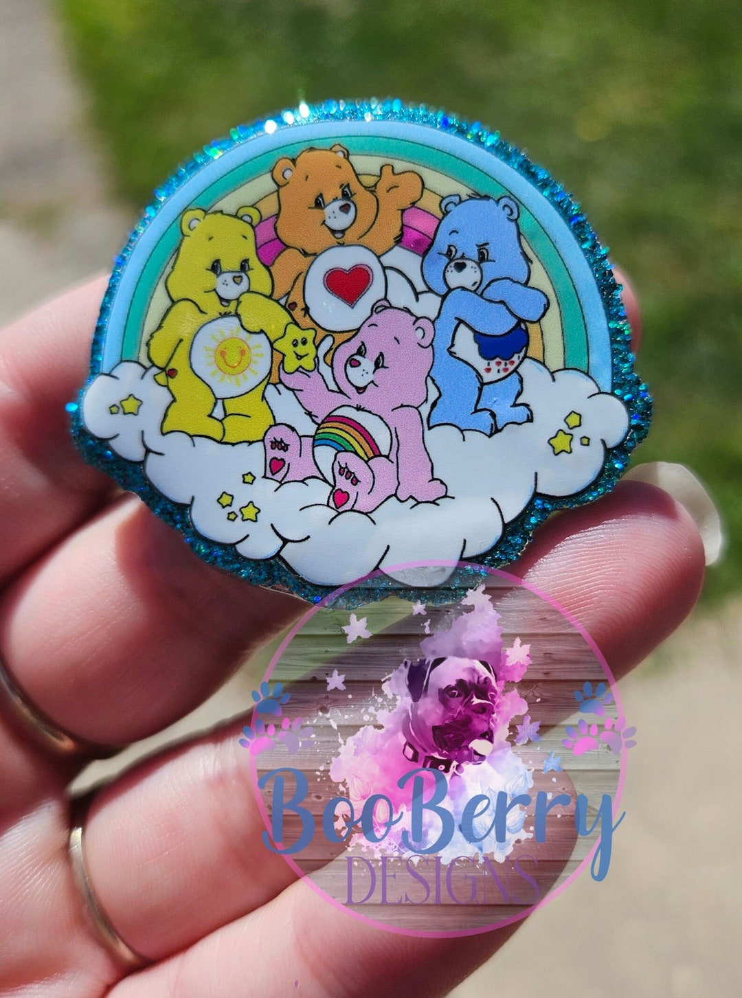 Care Bears Epoxy Badge Reel, Keychain, Phone Grip, Paperclip Bookmark ...