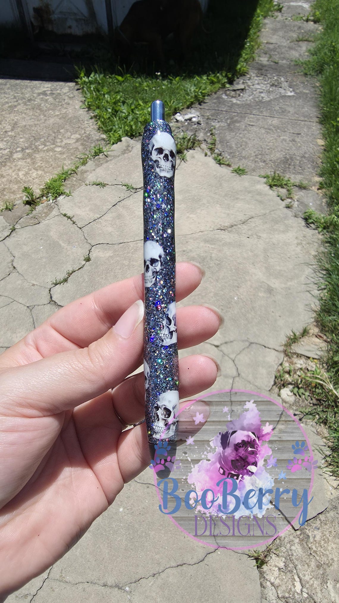 Skull Epoxy Pen - Etsy