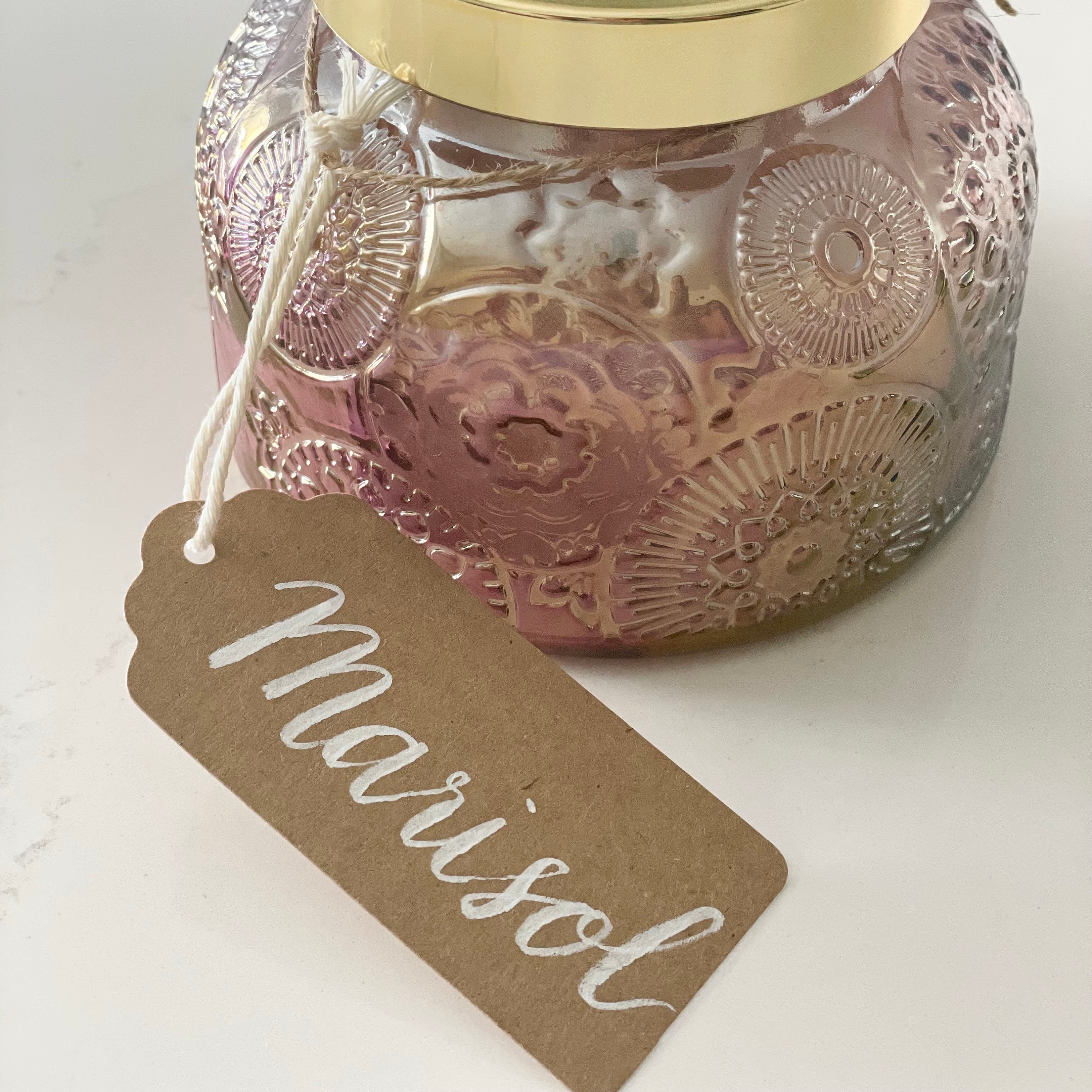 Handwritten Calligraphy Gift Tags | Personalized Kraft Name Tags - Etsy