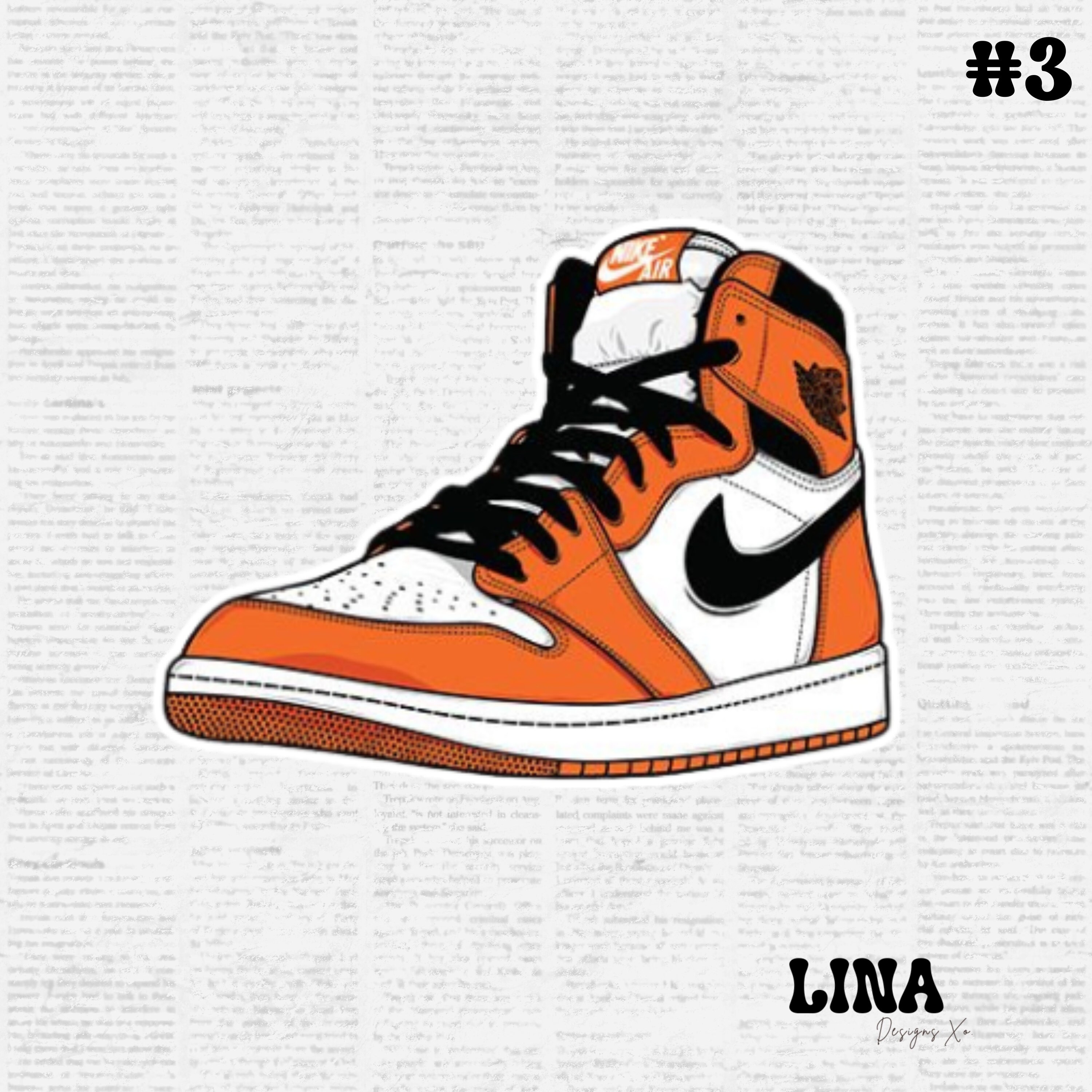 Sneaker Head Sticker / Nike Shoe Stickers /nike Dunk Stickers ...