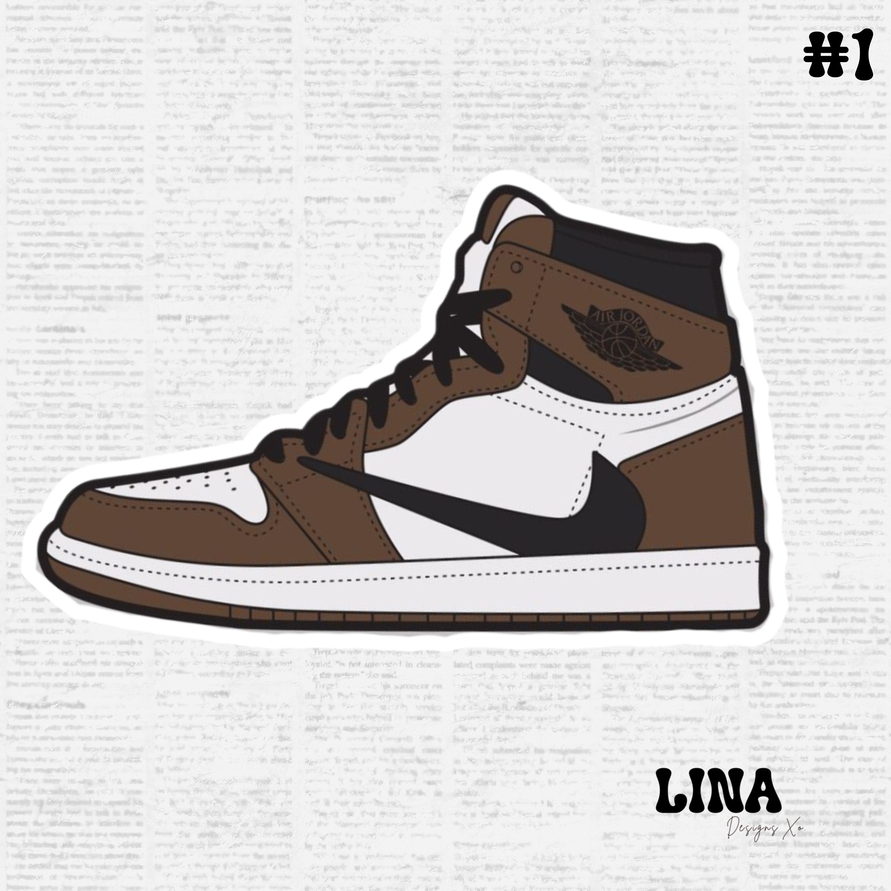 Sneaker Head Sticker / Nike Shoe Stickers /nike Dunk Stickers ...