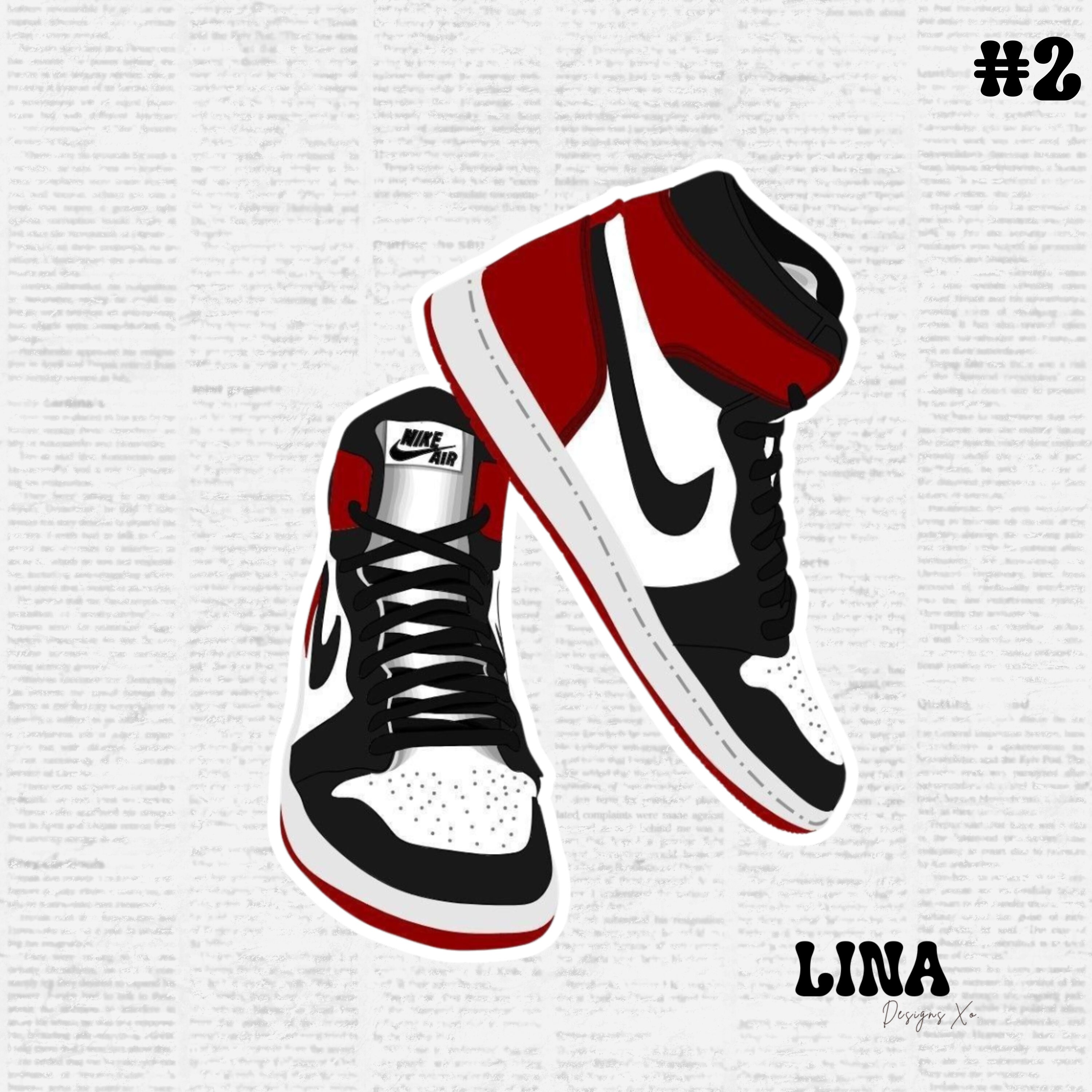 Sneaker Head Sticker / Nike Shoe Stickers /nike Dunk Stickers ...