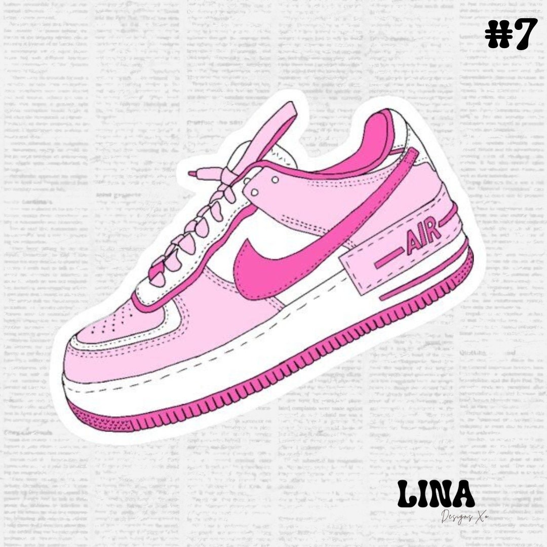 Sneaker Head Sticker / Nike Shoe Stickers /nike Dunk Stickers ...