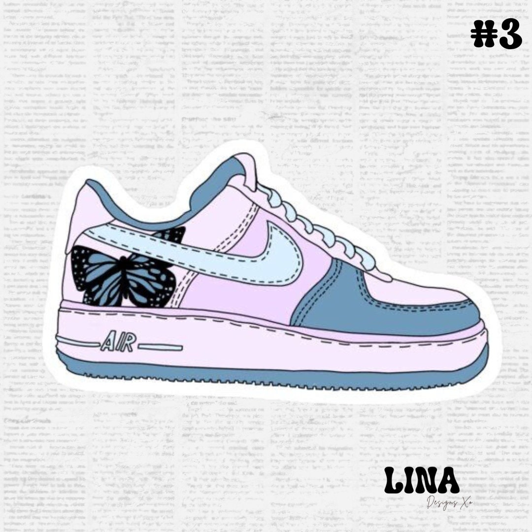 Sneaker Head Sticker / Nike Shoe Stickers /nike Dunk Stickers - Etsy