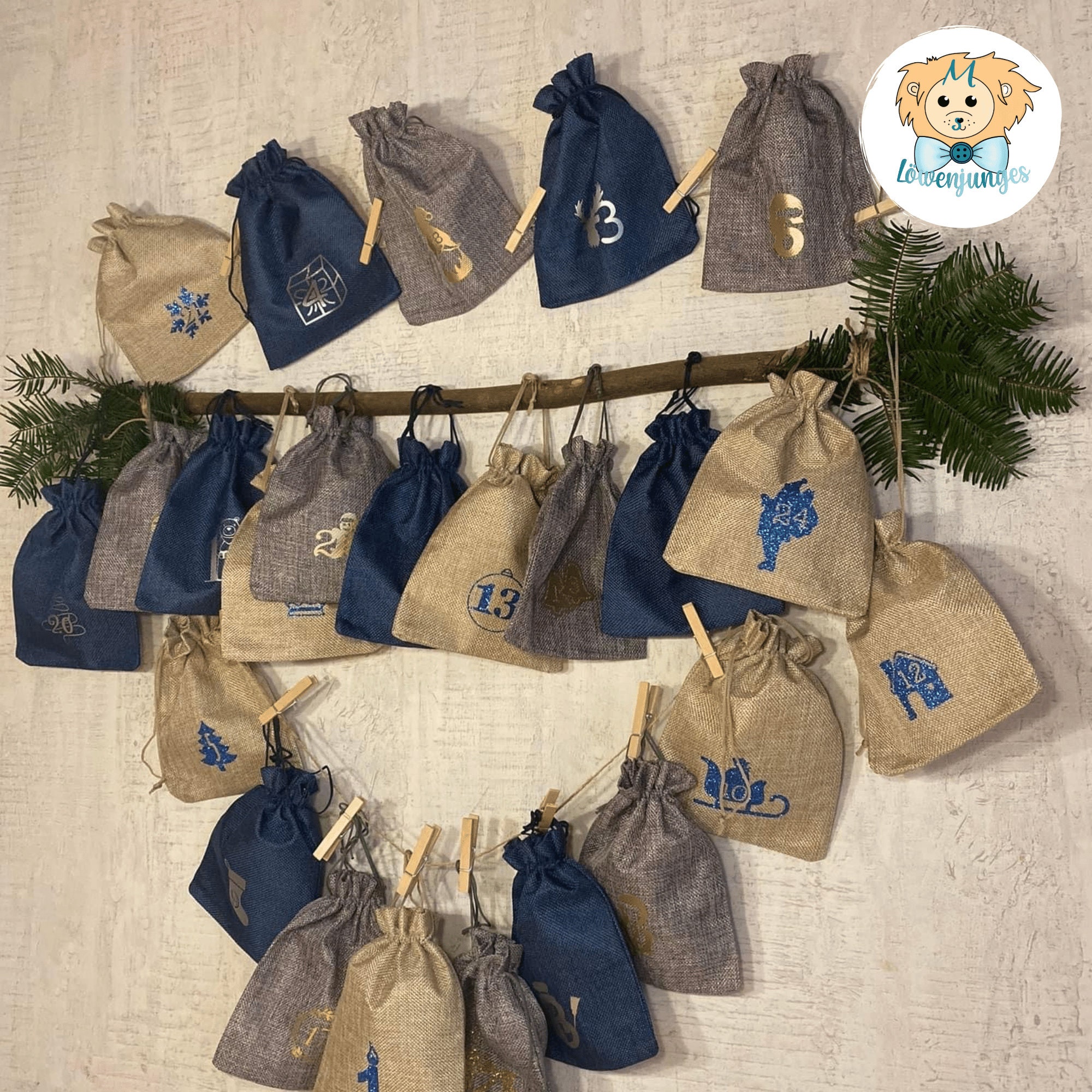 Advent Calendar, Plotter File, Laser File, Digi - Etsy