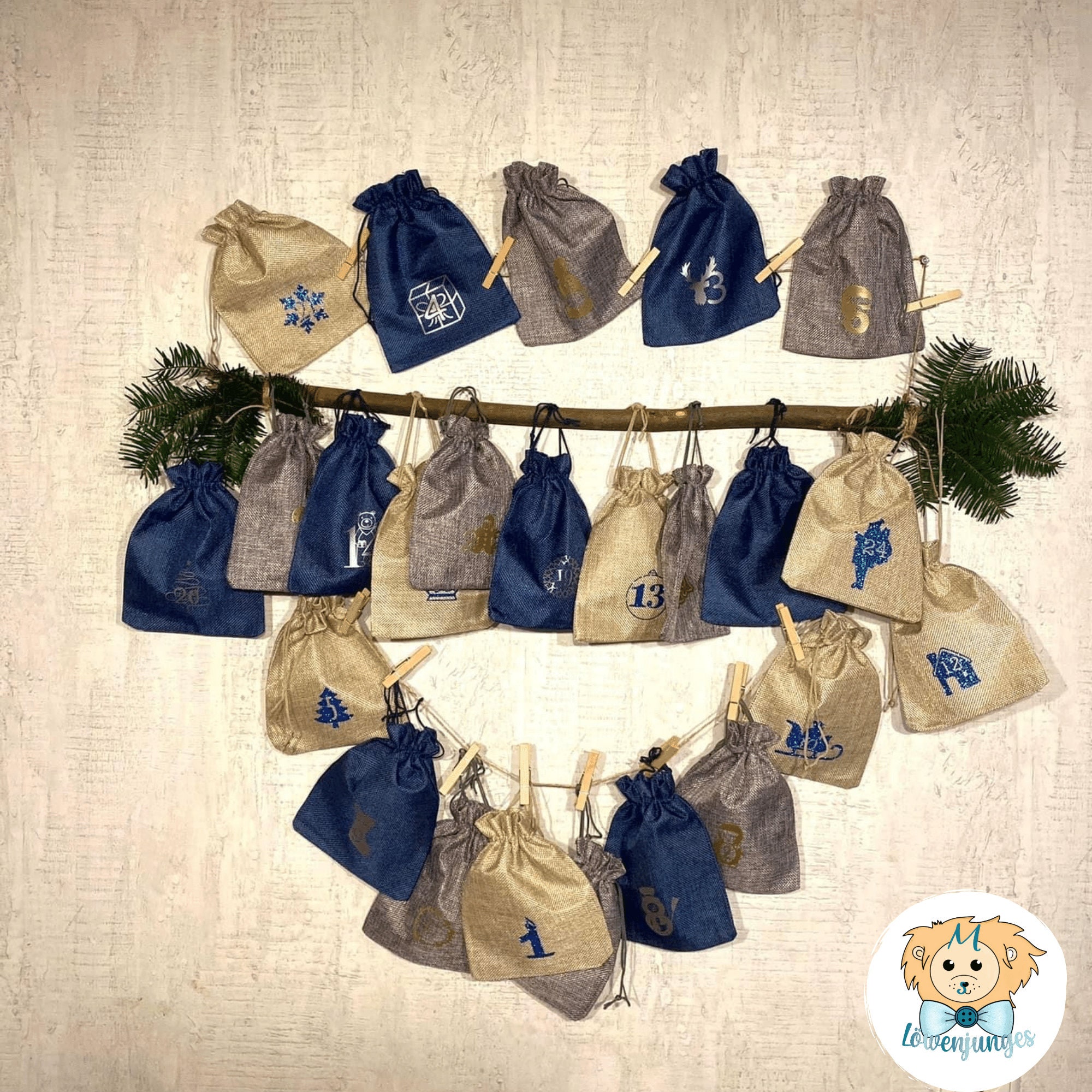 Advent Calendar, Plotter File, Laser File, Digi - Etsy