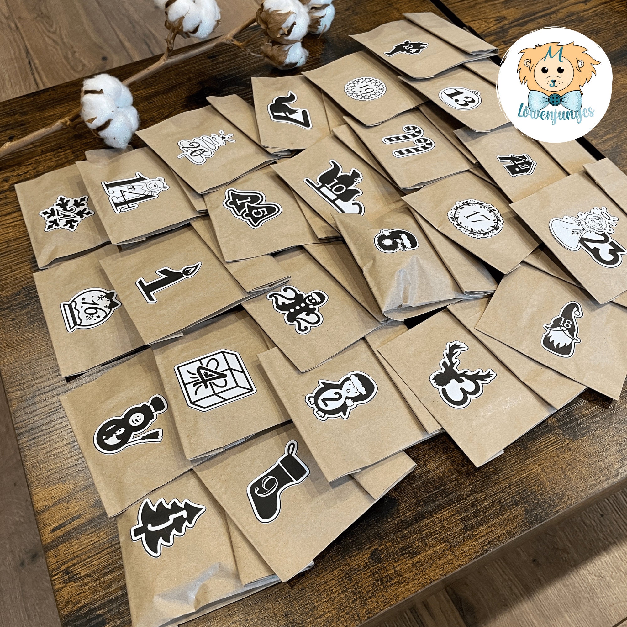 Advent Calendar, Plotter File, Laser File, Digi - Etsy