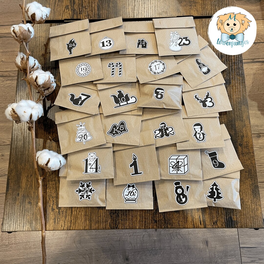 Advent Calendar, Plotter File, Laser File, Digi - Etsy