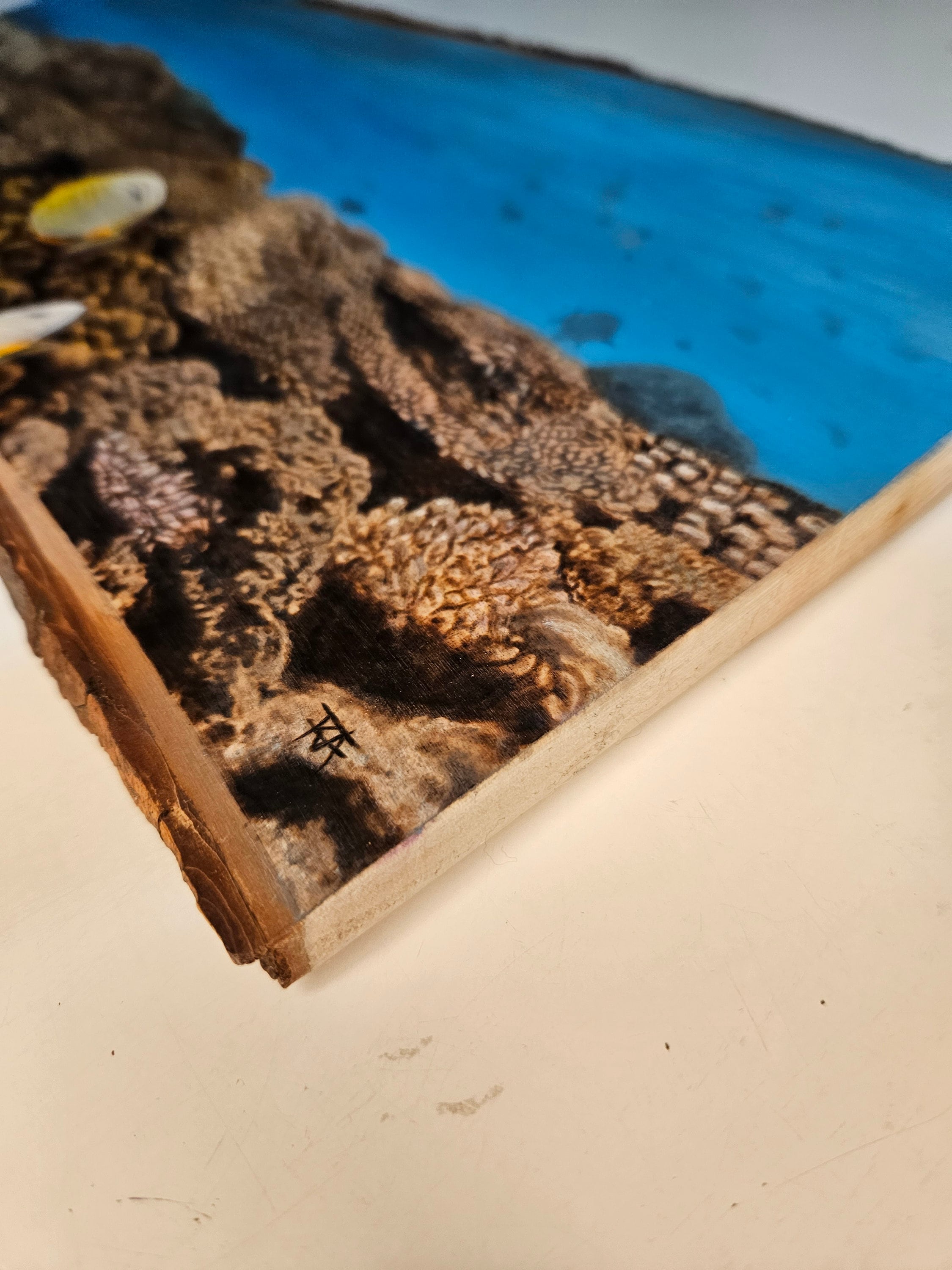 Coral Reef Wood Burning Pyrography Art take a Picture, Itll Last Longer ...