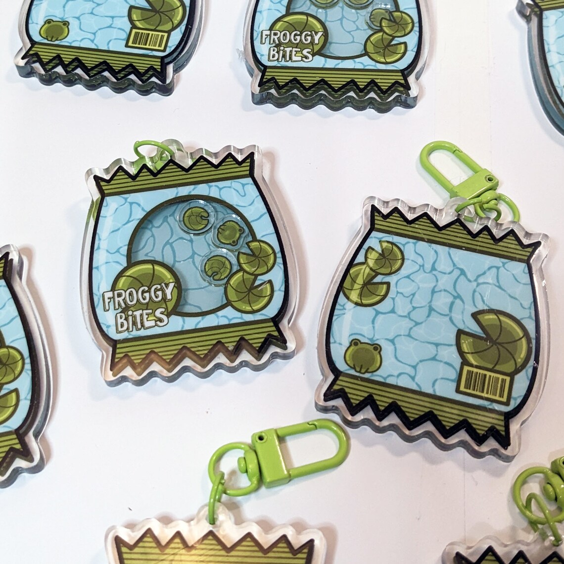 Gummy Froggy Snacks | Acrylic Shaker With 3 Small Inside Charms ...