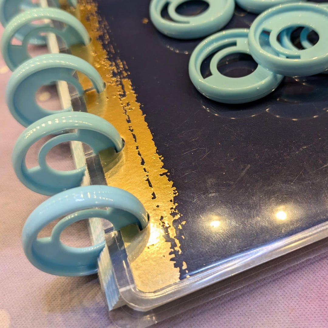Plastic Light Blue Disc 25 MM Planner Accessories - Etsy