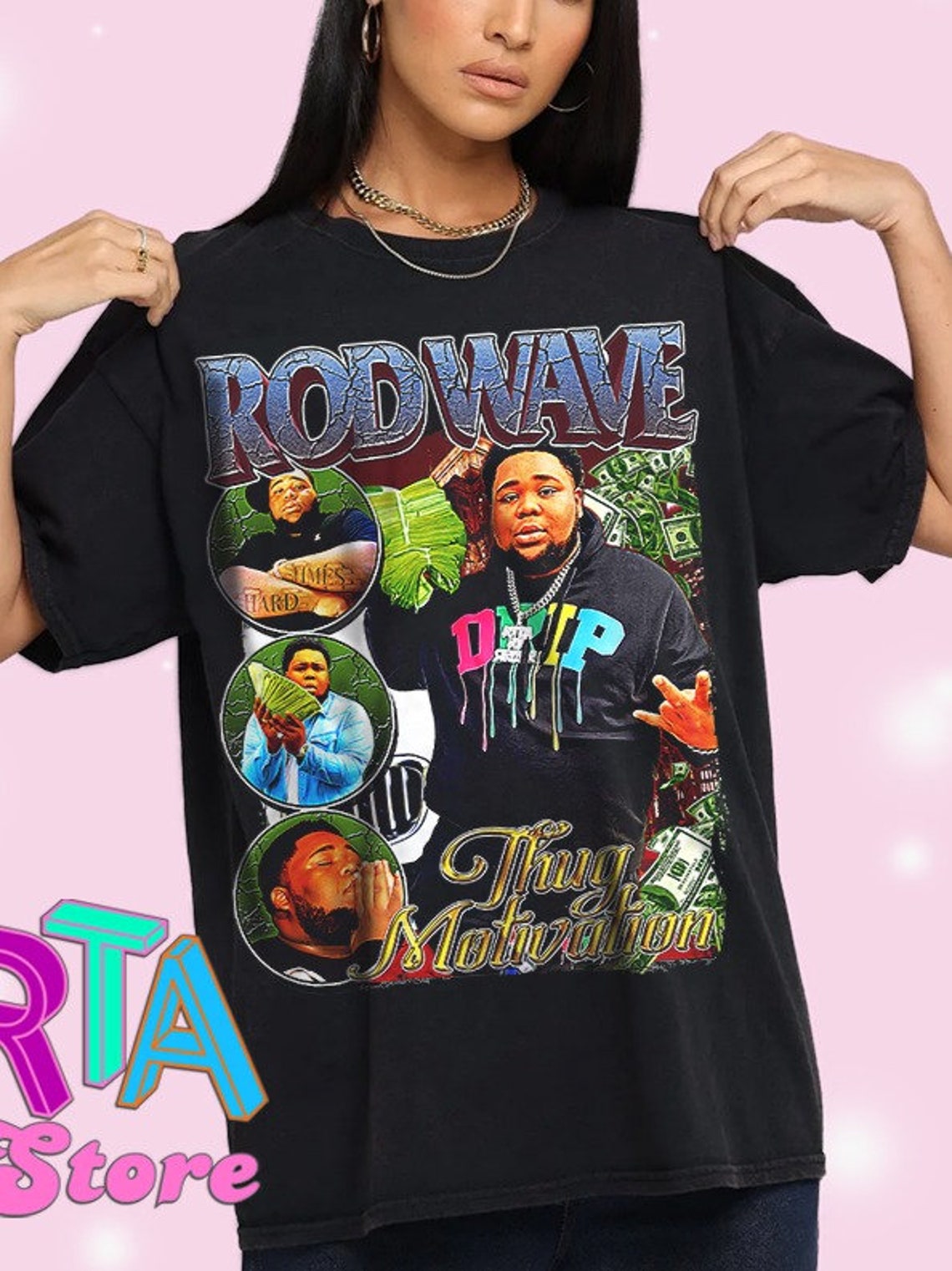 Rod Wave Shirt Rod Wave tee ROD WAVE Thug Motivation | Etsy