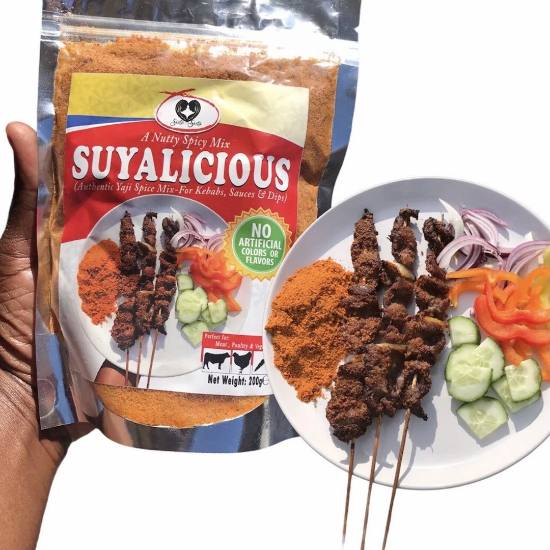 Original SUYA Suyalicious African Spice Blend Seasoning Powder Rub 100g ...