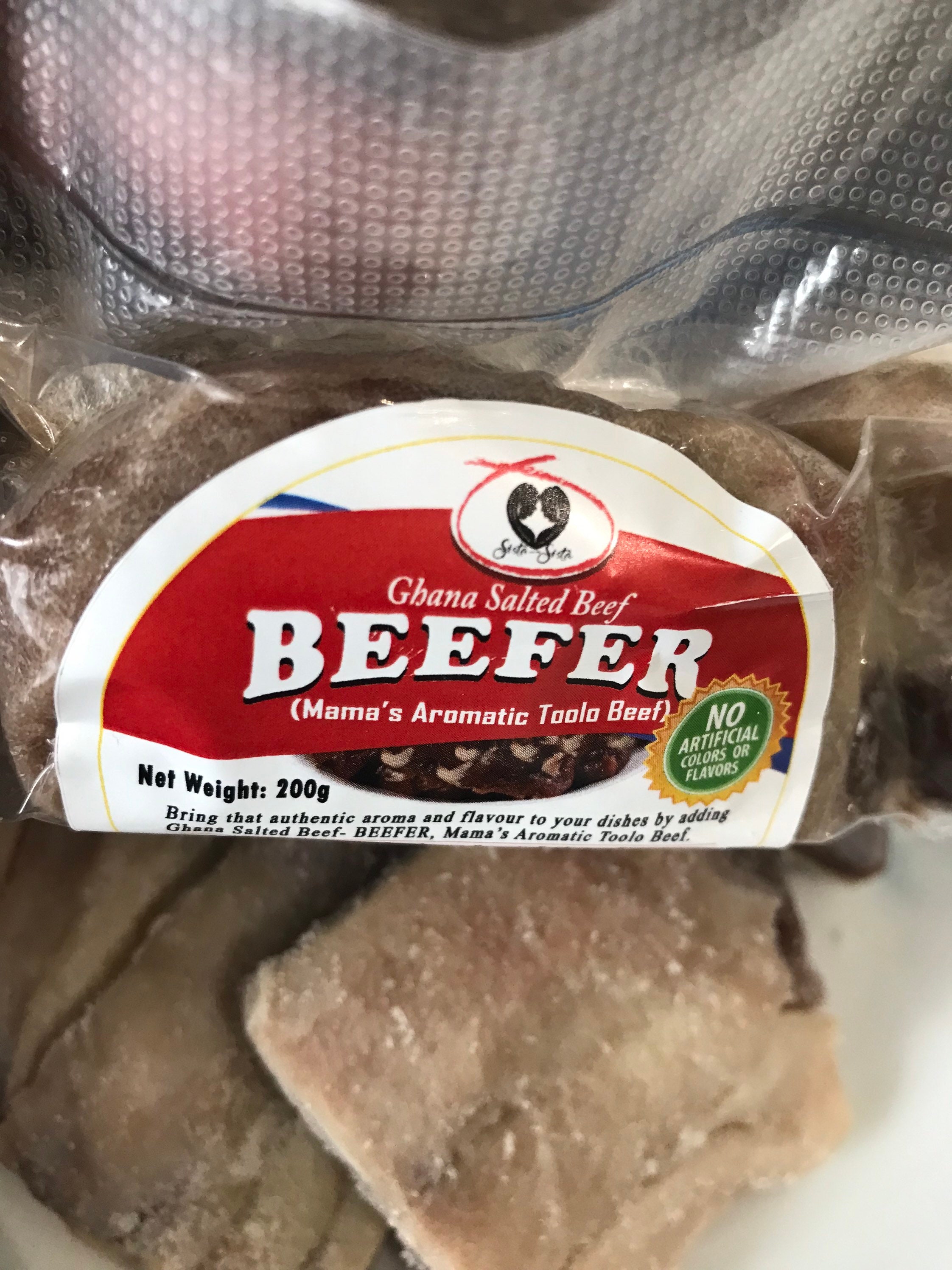 Salted Beef/ Ghana Salted Beef/ Toolo Beef 200g - Etsy