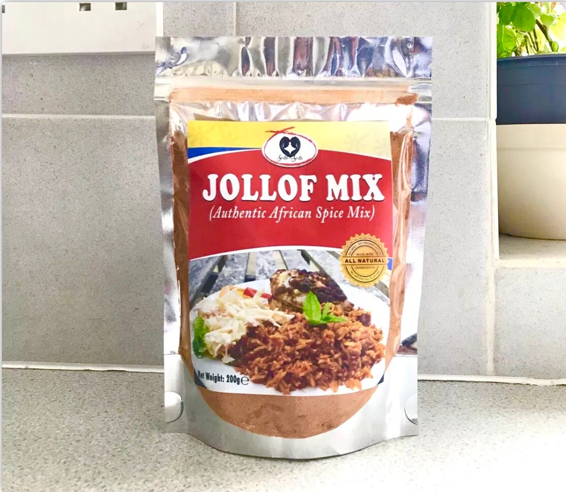 Jollof Spice Mix: Natural Blend for Authentic Jollof Rice (150g/200g ...