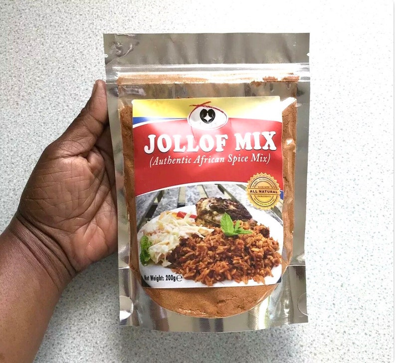 Jollof Spice Mix Natural Spice Blend for Delicious Jollof Rice 150g or ...