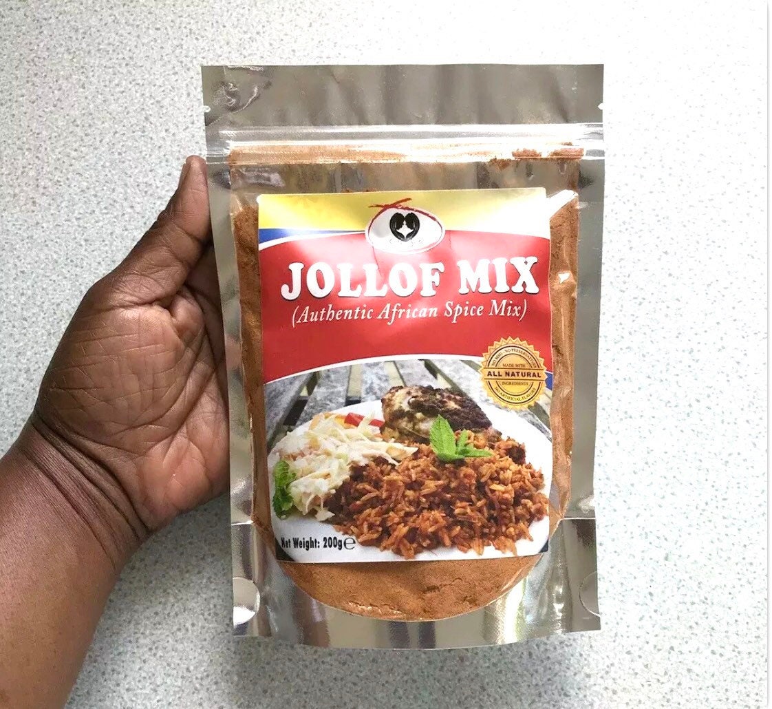 Jollof Spice Mix Natural Spice Blend for Delicious Jollof Rice 150g or ...