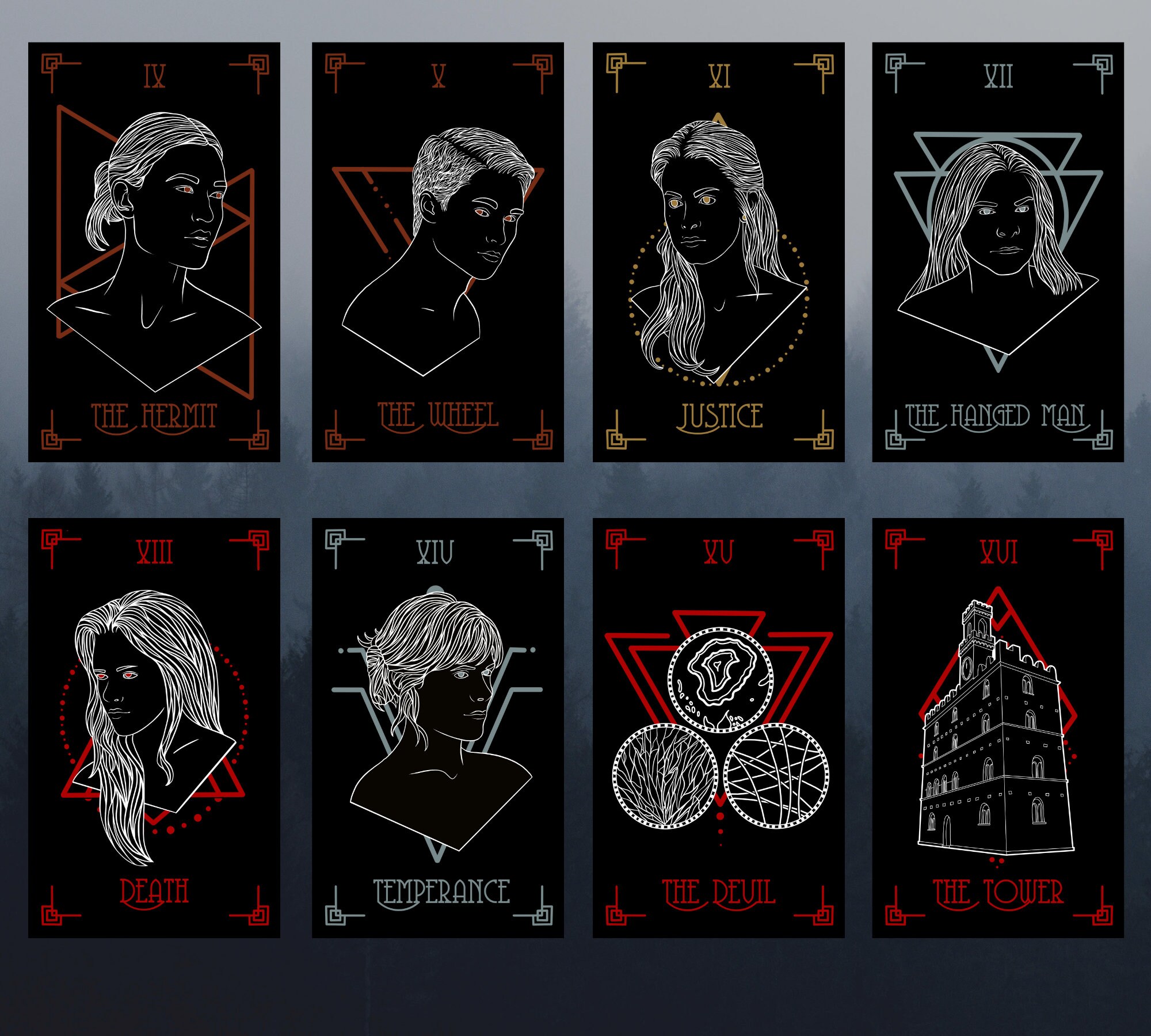 Tarot at Twilight Major Arcana Deck | Etsy UK