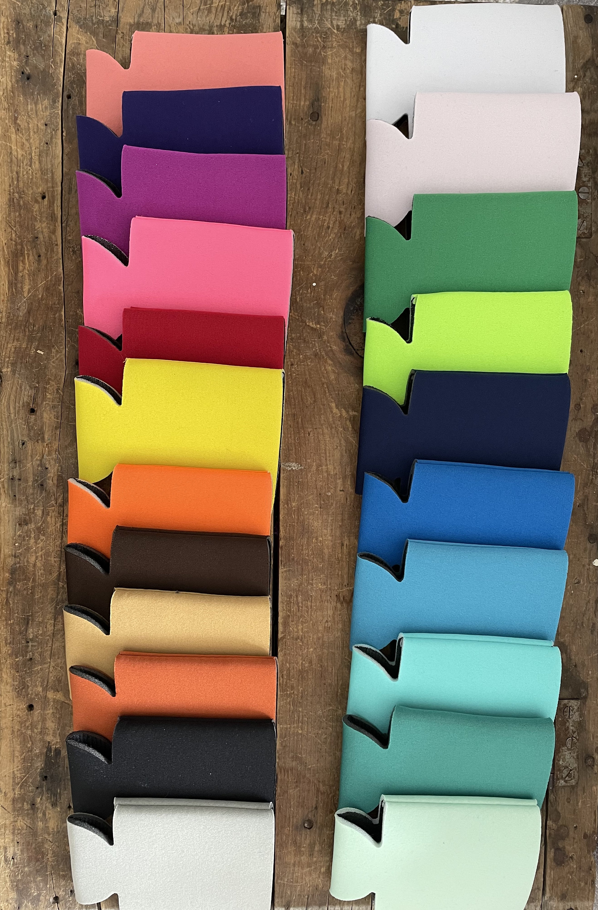 Custom Colored Can Cooler With Tooled Leather Flowers and Scroll Patch ...