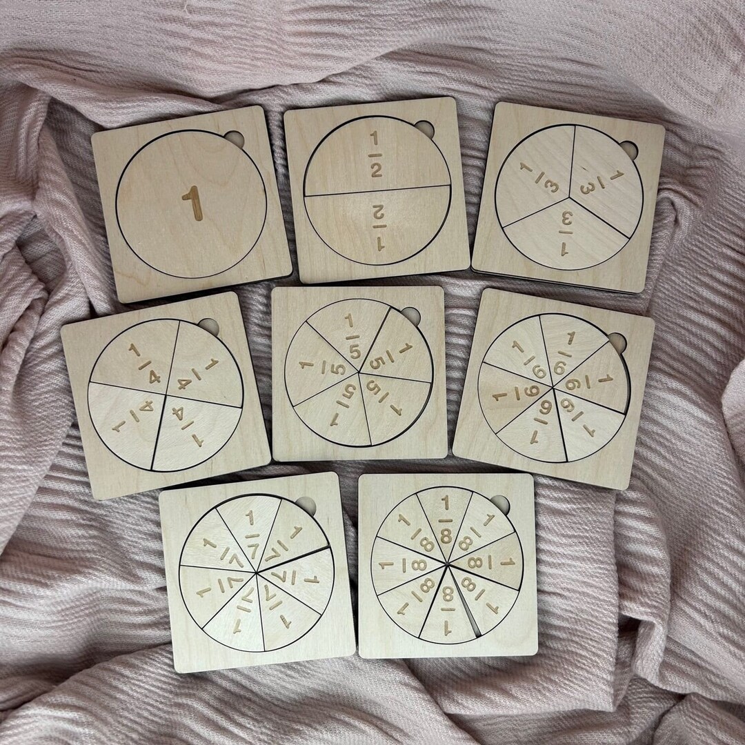 MONTESSORI INSPIRED FRACTIONS, Educational, Educational Toy ...