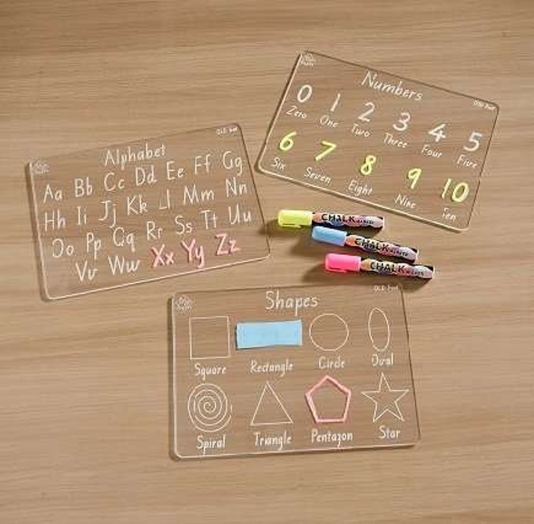 Learning Boards Bundle Pack Kids Learning Board - Etsy