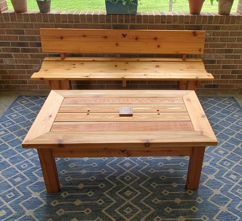 Gas Fire Coffee Table - Etsy