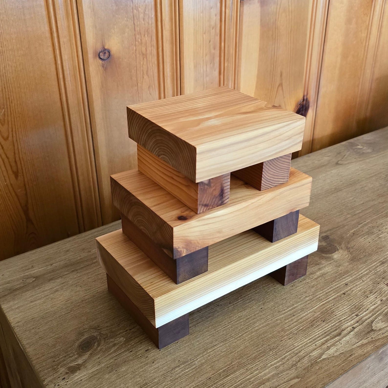 Cedar Risers | Wood Plant Stands | Kitchen Counter Risers | Bathroom ...