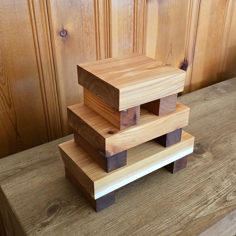 Cedar Risers | Wood Plant Stands | Kitchen Counter Risers | Bathroom Stands | Gift Idea - Etsy