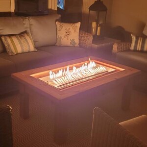 Gas Fire Coffee Table - Etsy