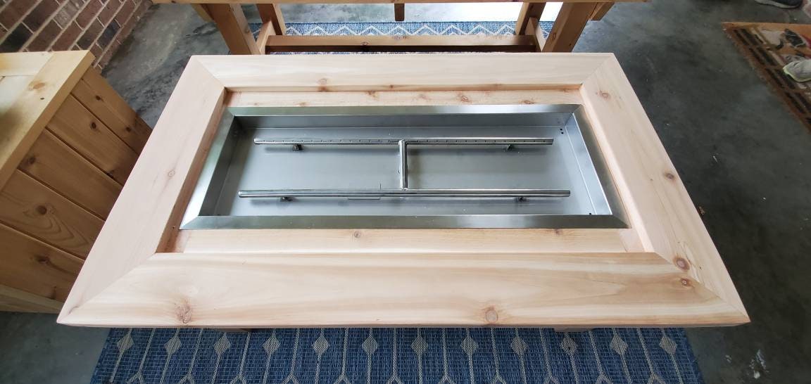 Gas Fire Coffee Table - Etsy