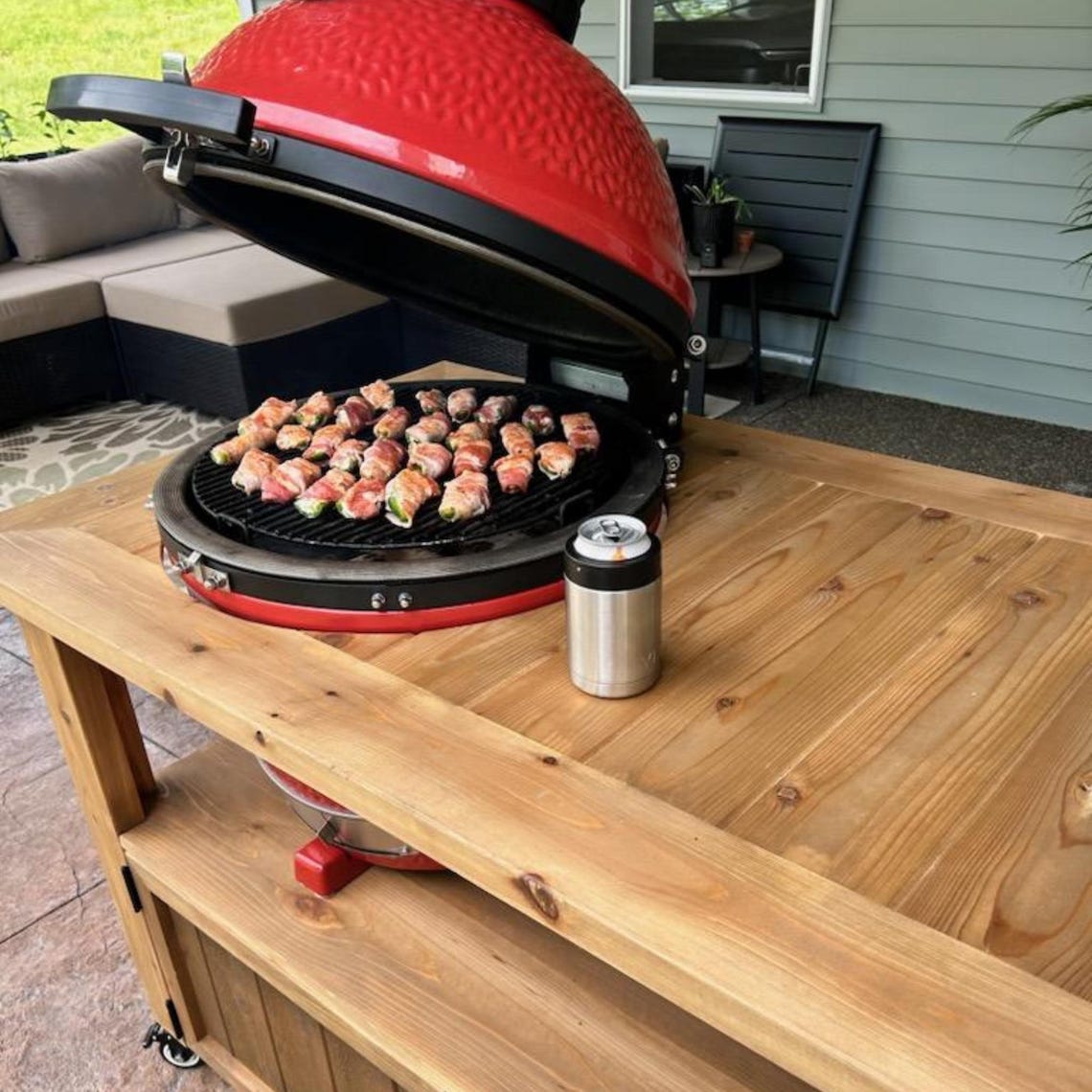 Outdoor BBQ Table | Counter or Outdoor Kitchen | Grilling Station | Big ...